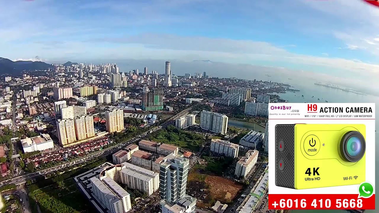 H9 Eken Action Camera taken at 1080P 60fps with Ehang Ghost Drone - YouTube