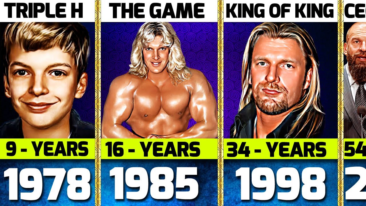 Triple H Age Transformation From 1 to 55 Years Old - YouTube
