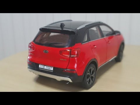 1:18 기아자동차 2016 KX3 다이캐스트 리뷰 (중국전략 suv) 1:18 Kia Motors 2016 kx3 Die Cast - YouTube