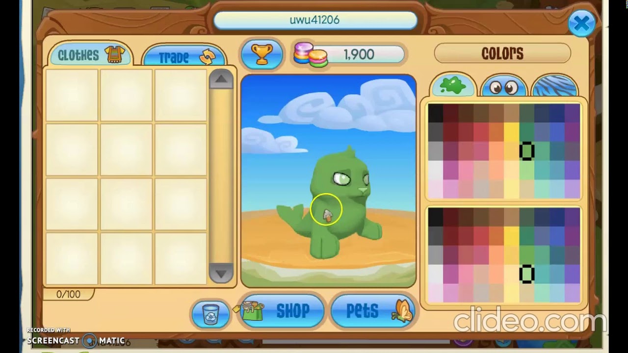 A secret animal jam color! How to get it tutorial! - YouTube