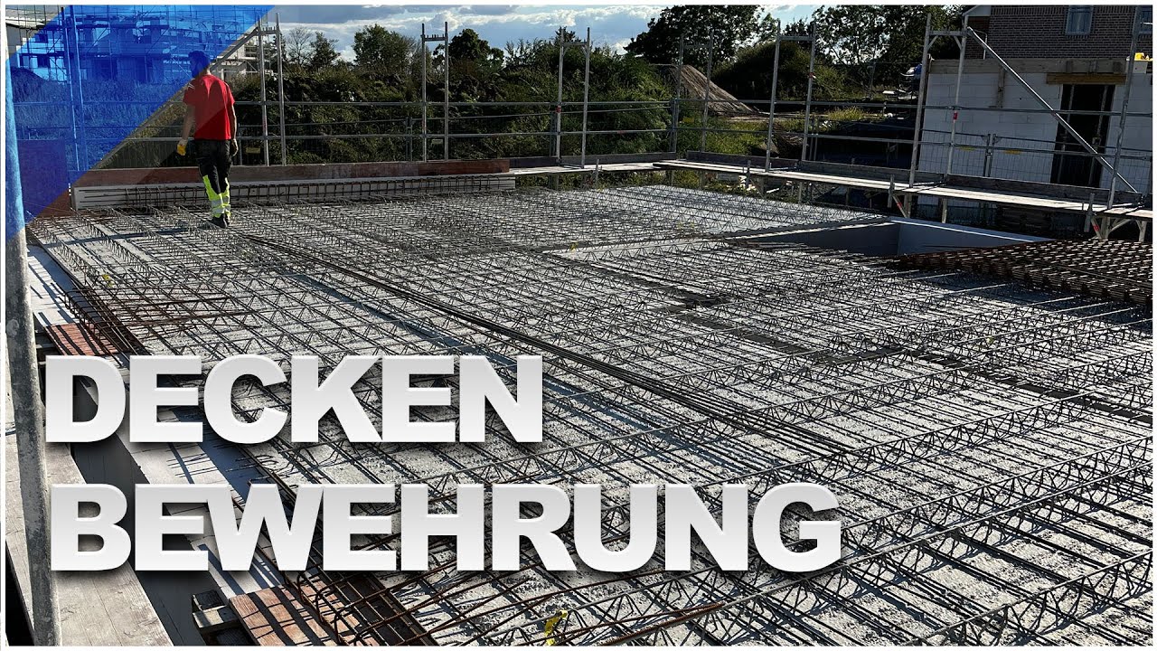 Hausbau Update: Decken Bewehrung fertig | Hausbau Blog #18 - YouTube
