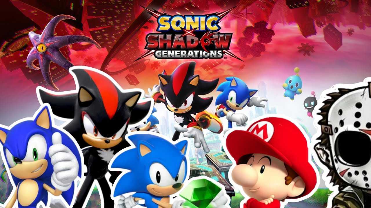 Sonic, Shadow, Classic Sonic, Baby & Jason Play Sonic X Shadow ...