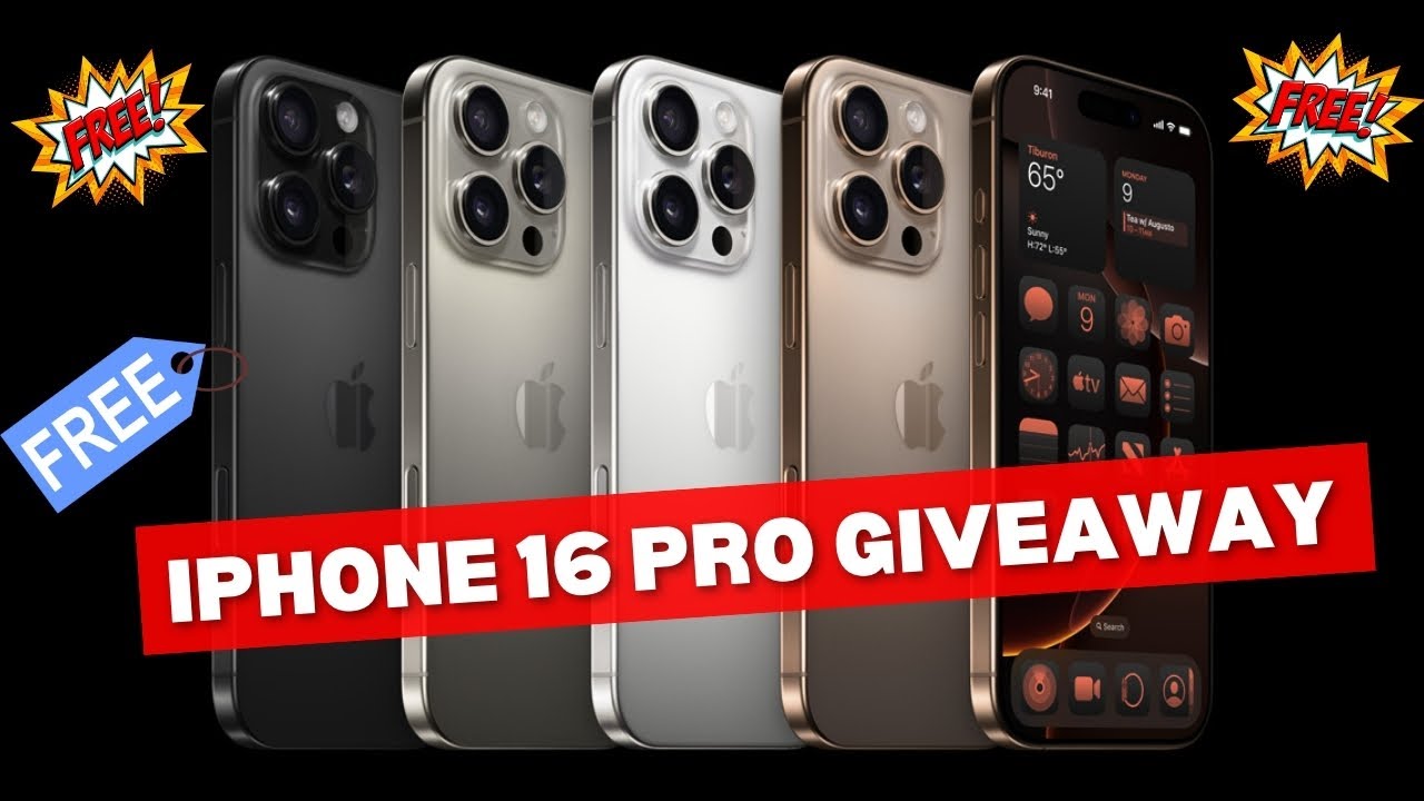 GET a FREE New iPhone 16 Pro Now! Limited Time Offer! - YouTube