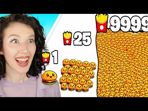 DÜNYANIN EN BÜYÜK HAMBURGER ORDUSUNU KURDUM! - Food Run