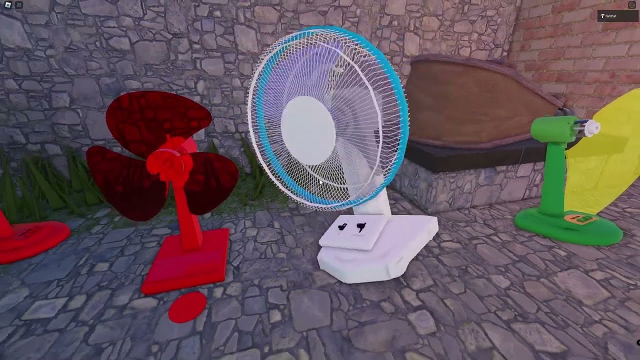 Desk Fan Roblox - Grebek Kipas Angin Warna Warni Kesurupan - Fan That ...