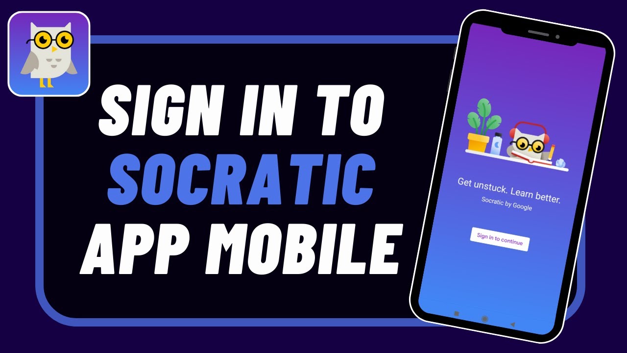 How To Login Sign in Socratic App on Mobile ! - YouTube