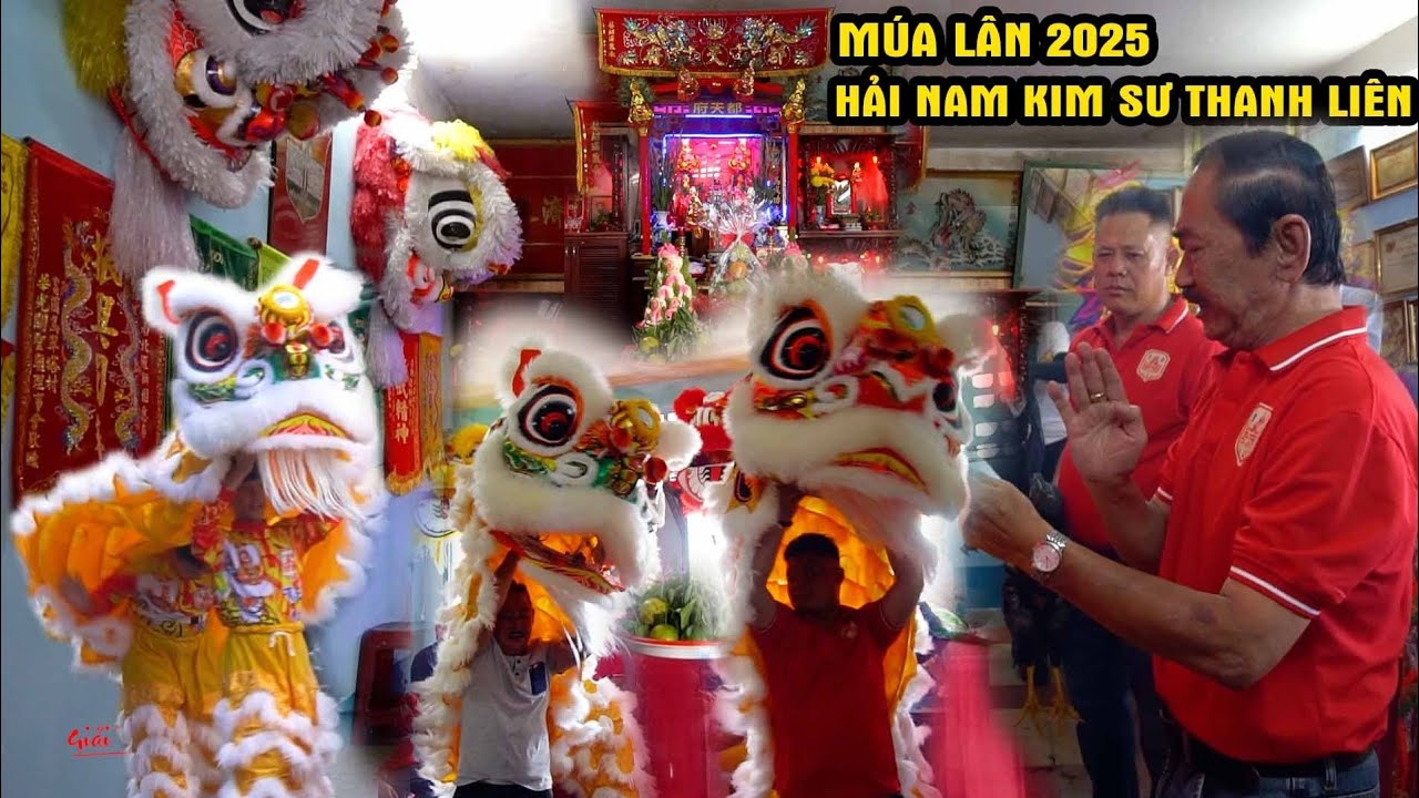 Múa Lân 2025 - LSR Hải Nam Kim Sư Thanh liên Giổ Tổ Huê Quang Đại Đế Kỷ Niệm 72 Năm Thành Lập ...