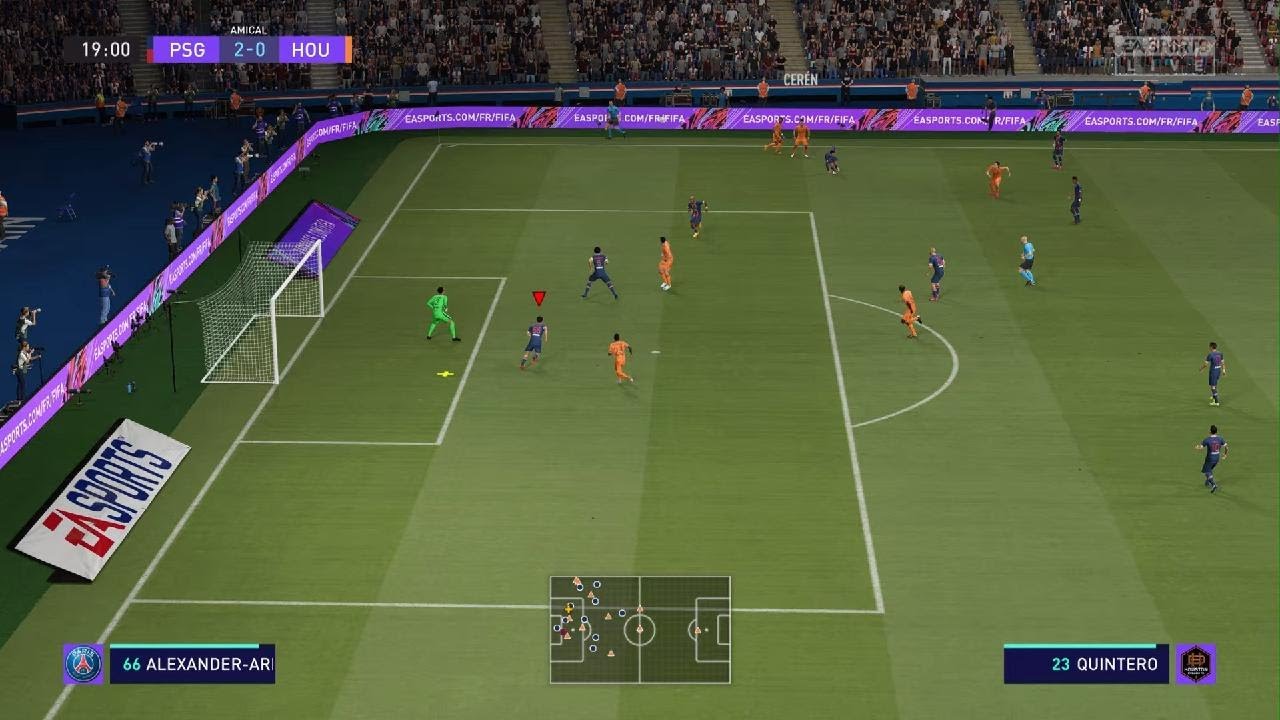 Petit Fifa avec un nouveau psg - YouTube