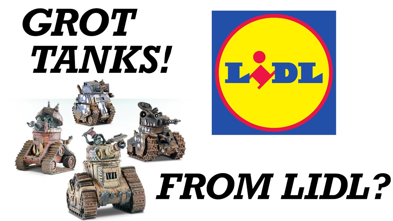 Make your own Grot Tanks... from Lidl! - YouTube