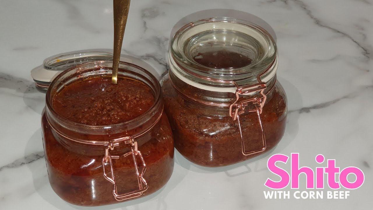 how to make the best authentic ghanaian shito recipe with corn beef ...