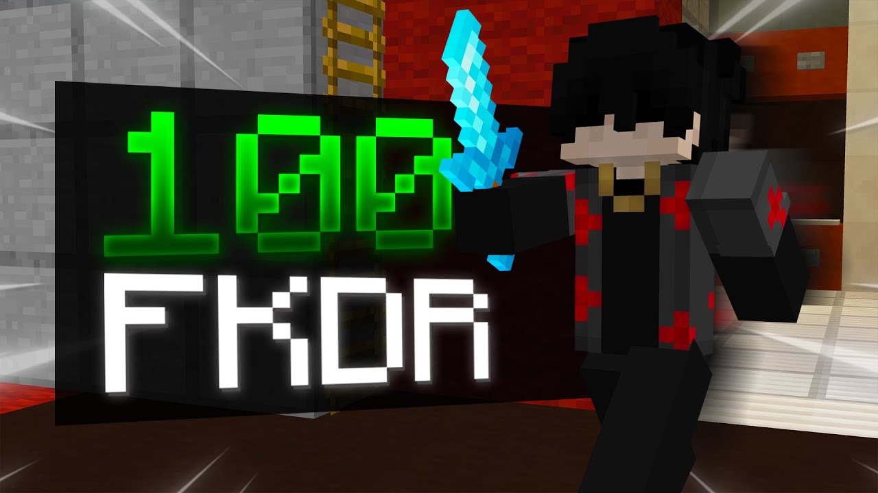 I HIT 100 FKDR IN BEDWARS | Hypixel Bedwars - YouTube