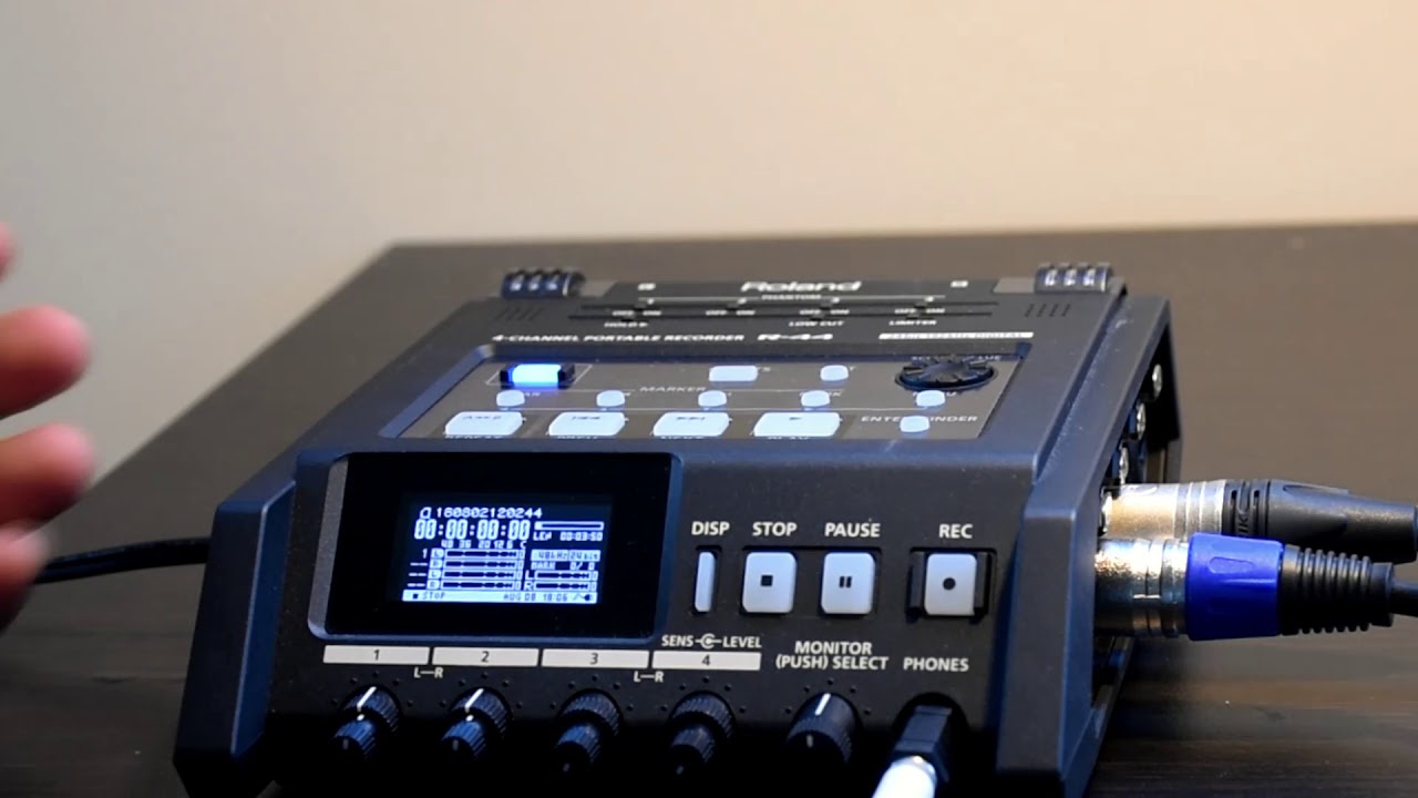 Roland R44E雙聲道收音教學/艾肯兄弟ICON - YouTube