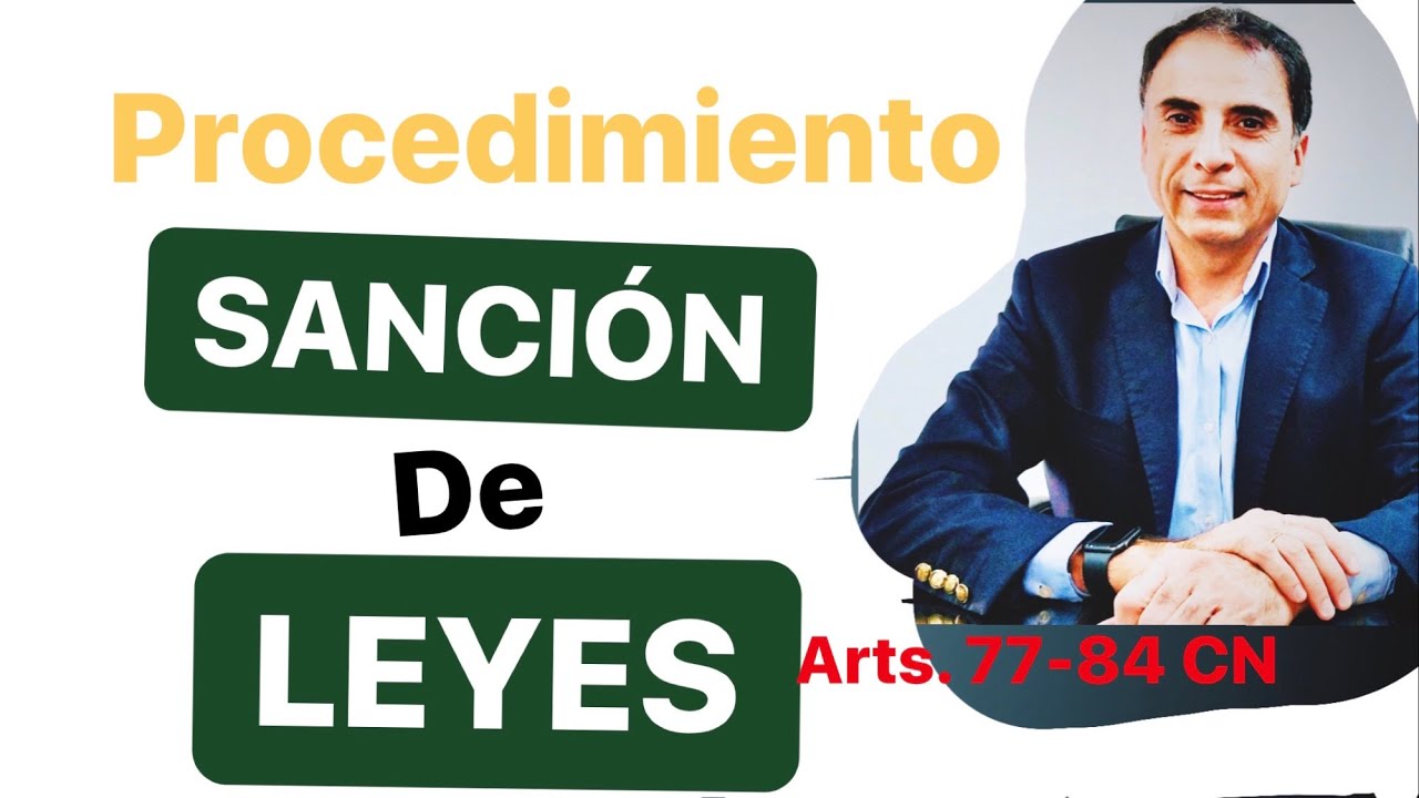 PODER LEGISLATIVO. SANCIÓN DE LEYES. Art. 77-84 Constitución Nacional ...