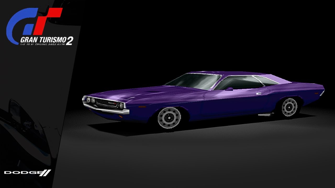 Gran Turismo 2 - Dodge Challenger ´72 - Rome Circuit Full Course - YouTube