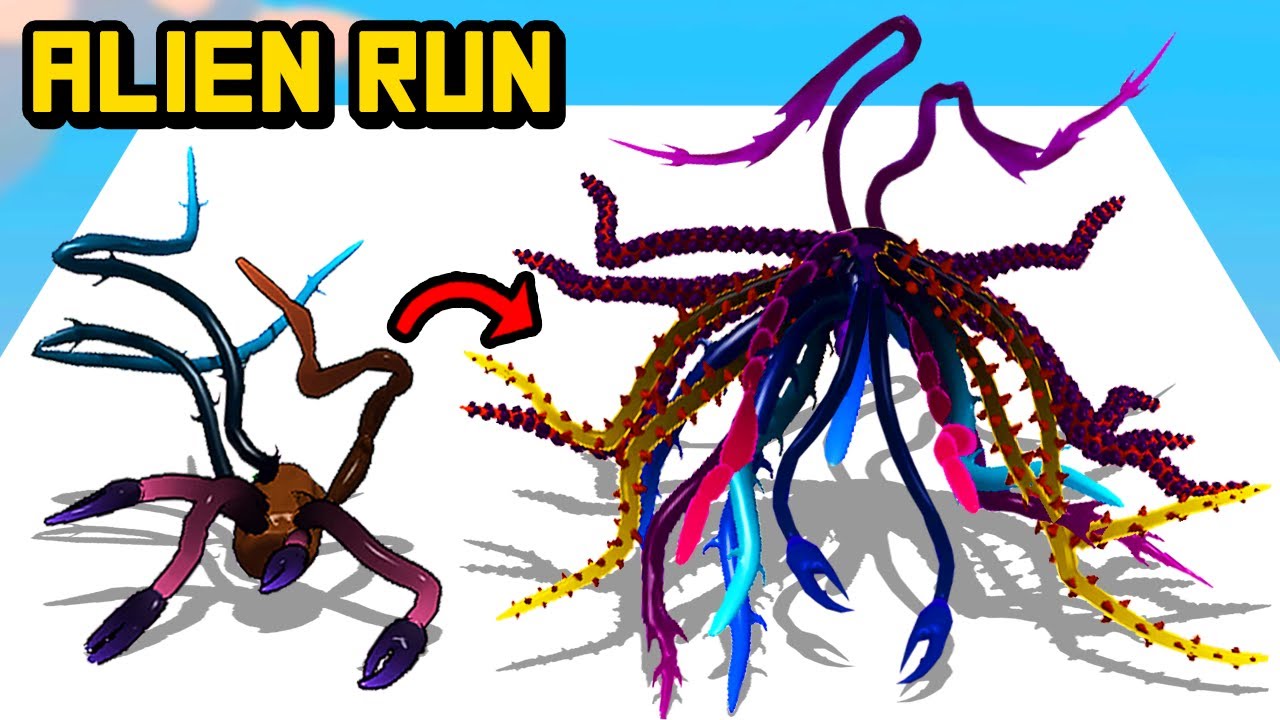 Alien Run - วิวัฒนาการเอเลี่ยนหนวดสยอง!! [ เกมส์มือถือ ] - YouTube