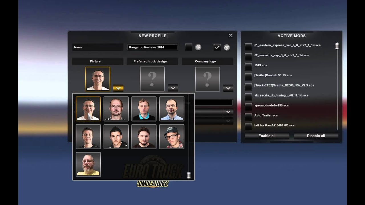 ETS 2 1.17 UPDATE! - NEW FACES AND FAMOUS ONES! - YouTube