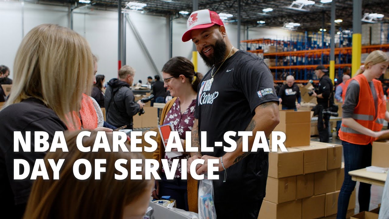 NBA Cares All-Star Day of Service - YouTube
