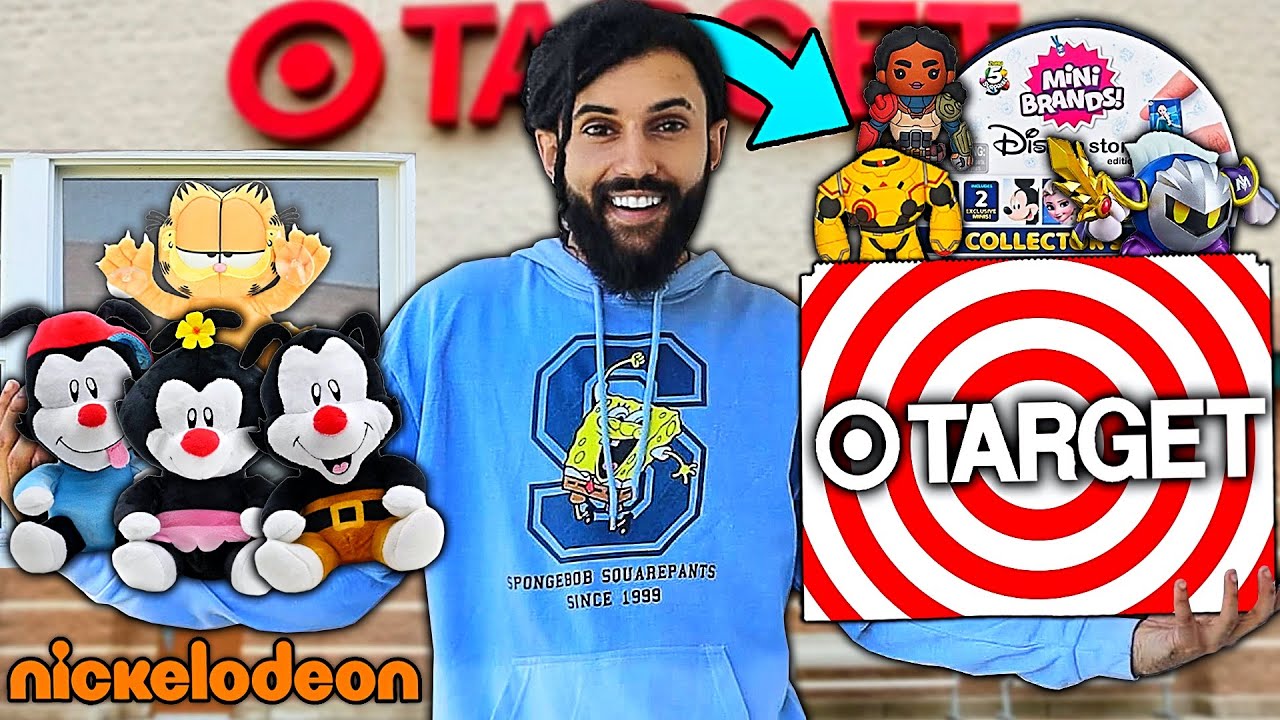 I Bought EVERY NICKELODEON AND SPONGEBOB SQUAREPANTS PRODUCT AT TARGET ...