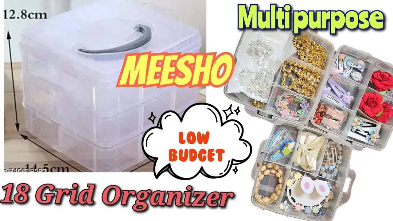 Meesho 🔥 product | multi purpose organizer box | jewellery | storage ...