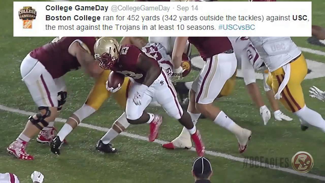 2014 Boston College Running Back Highlight - YouTube
