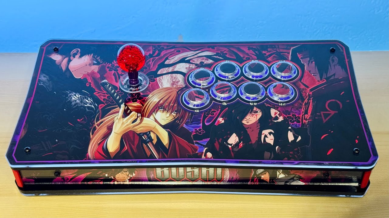 Anime Mashup Fightstick Build! (Guts, Kenshin, Dororo, Itachi) - YouTube