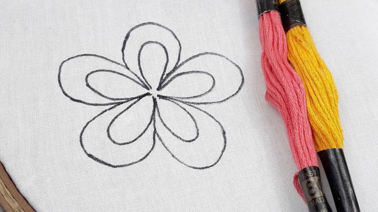 Hand Embroidery |Easy & Fantasy Flower Stitch | Fancy Flower Stitch ...
