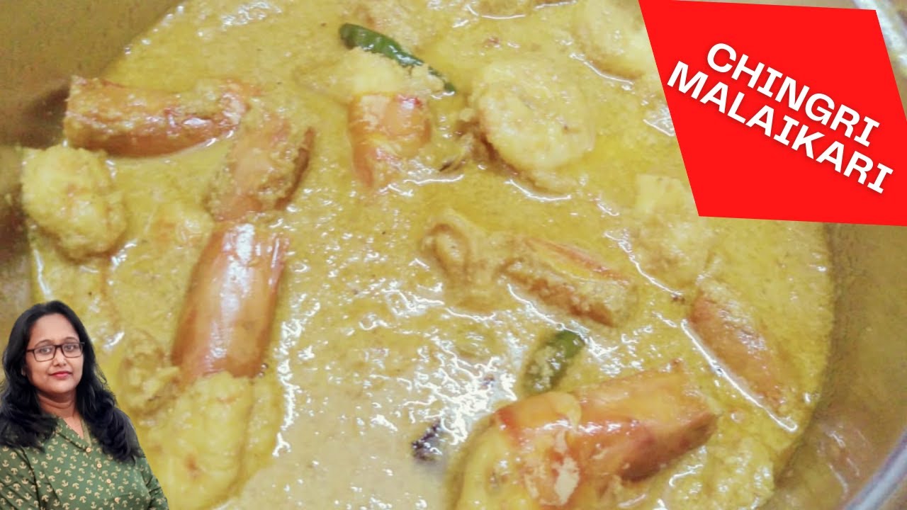 Chingri malaikari I Prawn Malai curry I Bangali cuisine I how to make ...