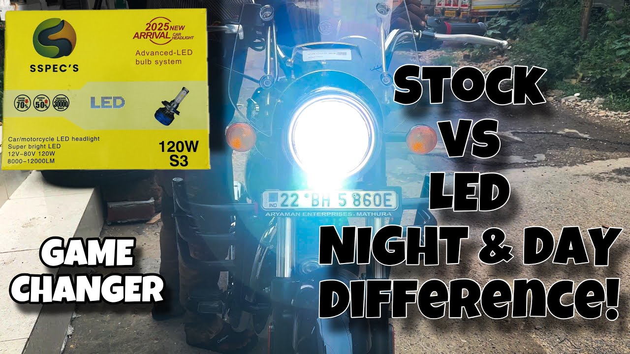 Headlight Upgrade | Powerful LED Bulb Installation for Better Night ...