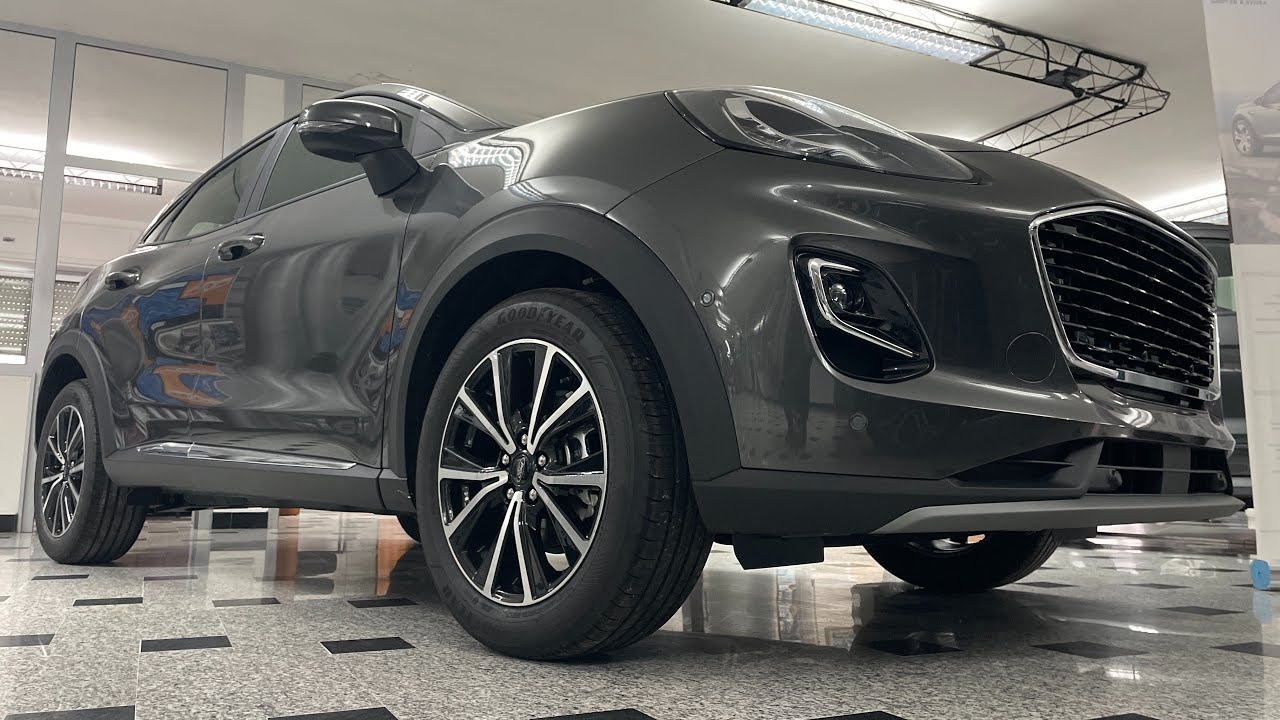 Ford Puma Titanium 1.0 Ecoboost Hybrid Magnetic Grey Walk around - YouTube