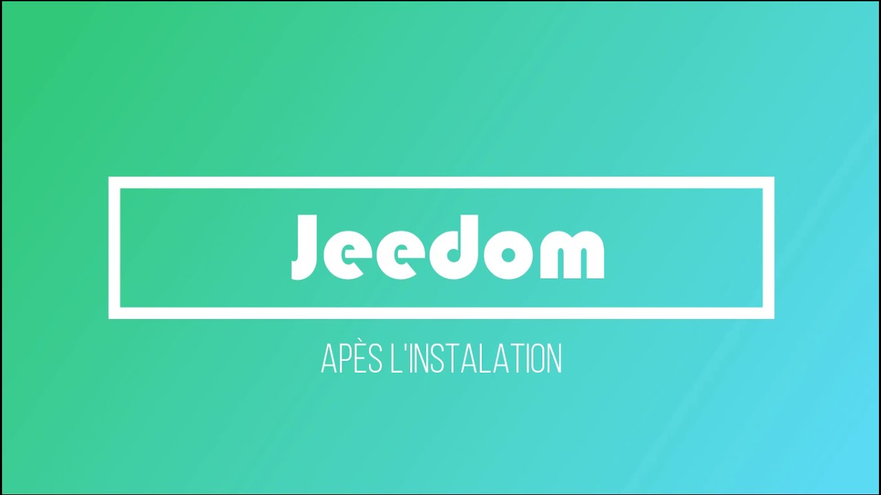 Tuto installation de Jeedom - YouTube