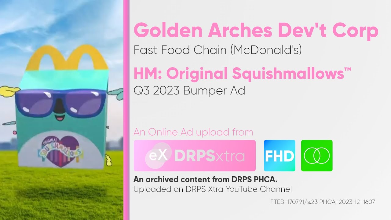 Original Squishmallows Happy Meal TV Ad Q3 2023 15s (Philippines) [HD ...