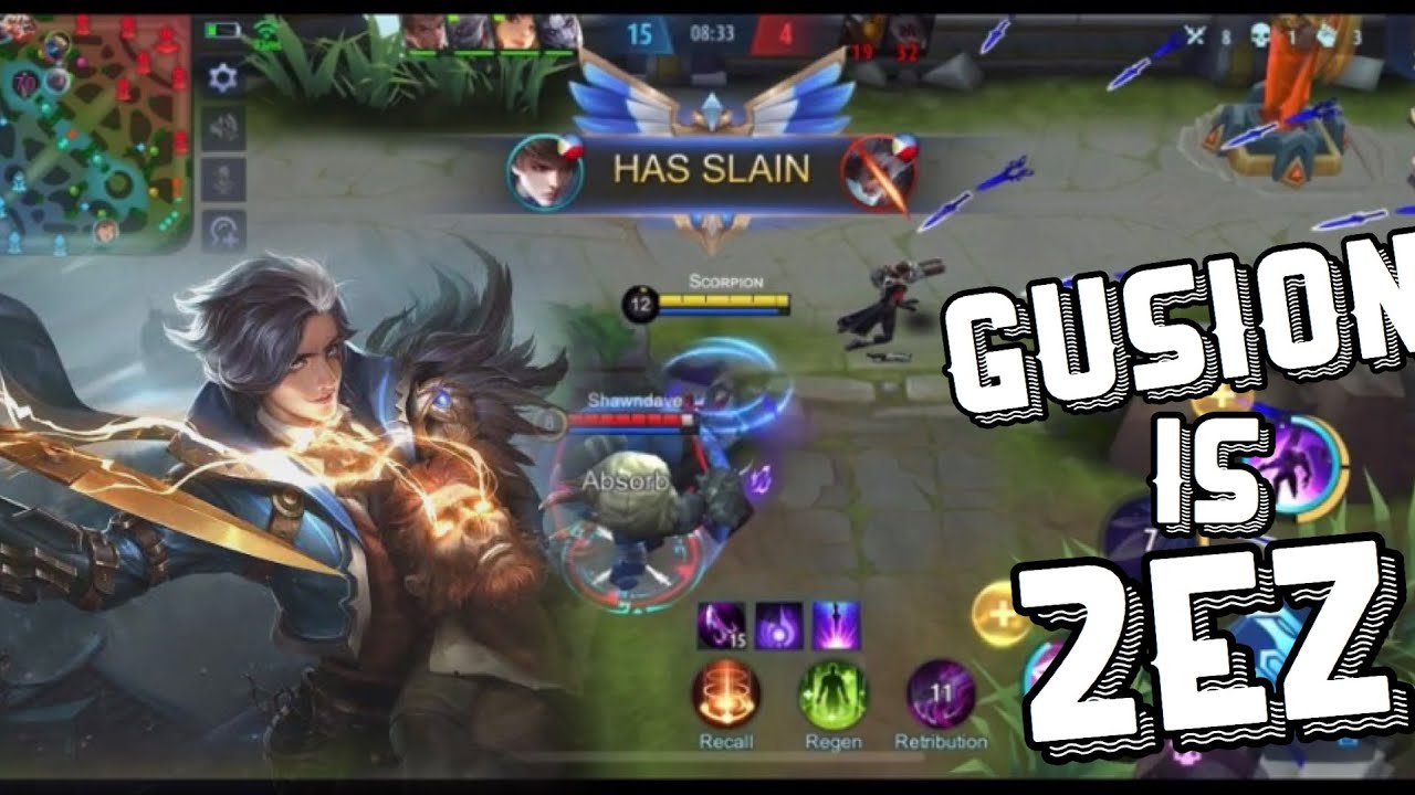MLBB| BASIC GUSION| GUSION GAMEPLAY - YouTube