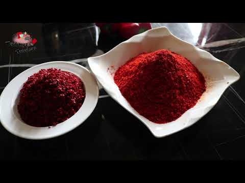 TOZ KIRMIZI BİBER YAPMAYAN KALMASIN - EN DOĞALINDAN TOZ BİBER TARİFİ - TADIMIZTUZUMUZ