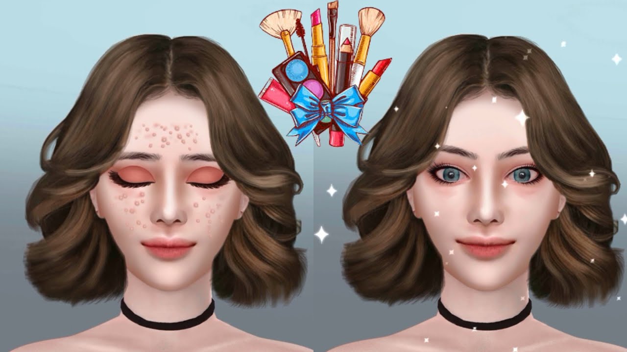 Asmr Pimple Removal | makeup asmr / makeup animation - YouTube