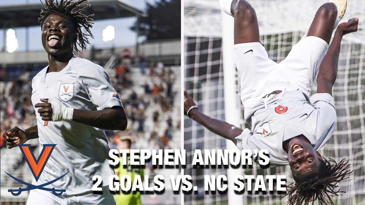 Virginia's Freshman Sensation Stephen Annor's 2 Goals vs. NC State ...