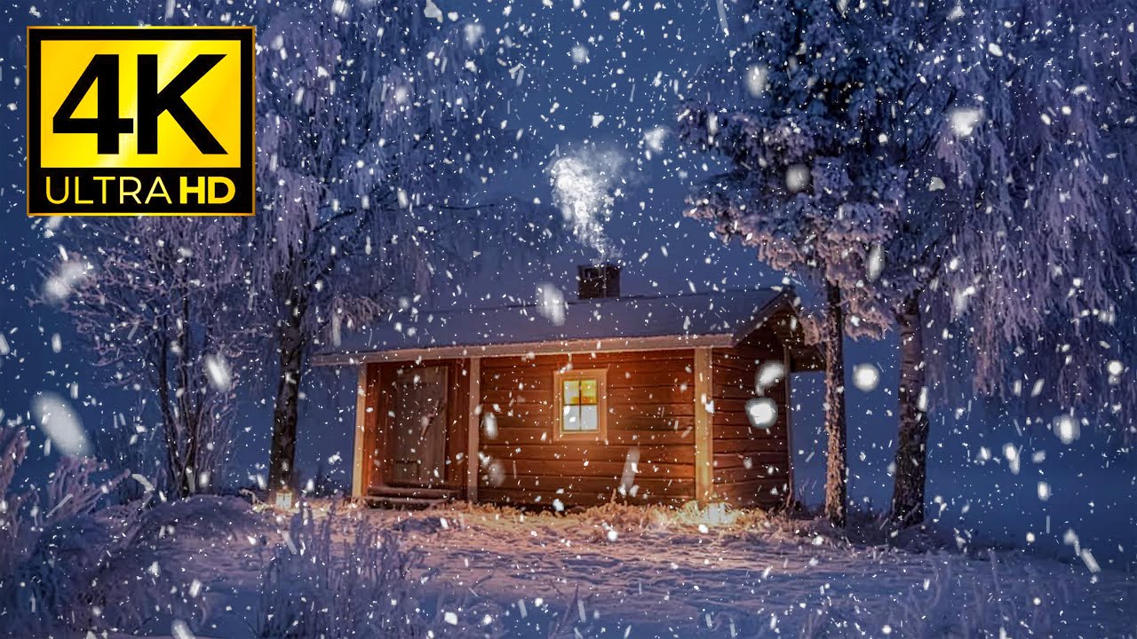 Deep Sleep Easily in 3 Minutes with Heavy SnowStorm 💤 Howling Wind 💦 ...