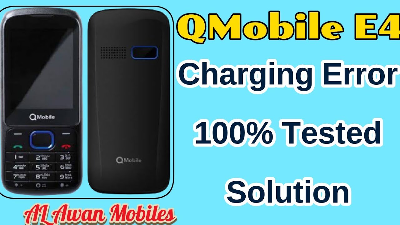 Q Mobile E4 Charging Error - YouTube