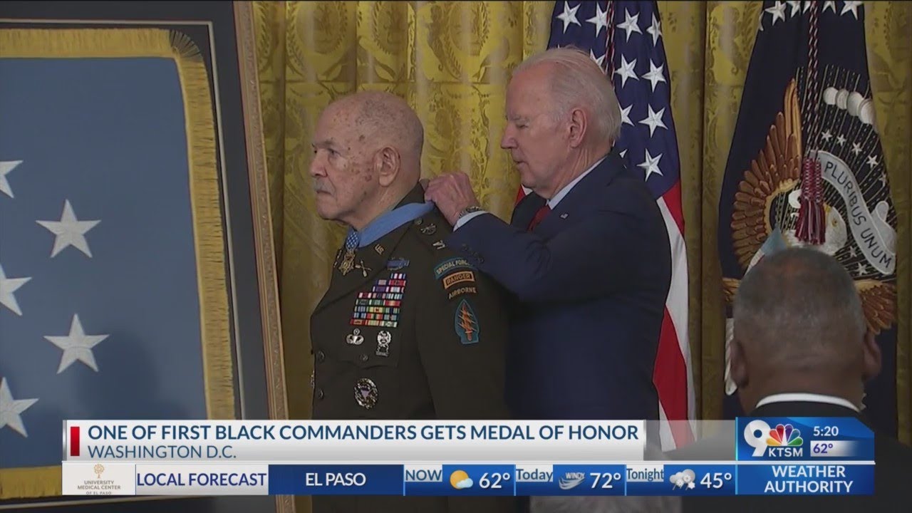 National News: One of first black commanders gets medal of honor - YouTube