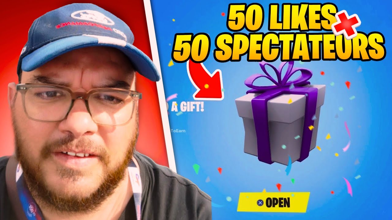 Venez gagnez des Item de 500v-bucks sur un Live spécial FORTNITE - YouTube