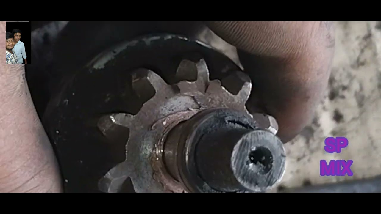 Haw to change mahindra bolero self starter motor bendex .(sp mix) aii ...