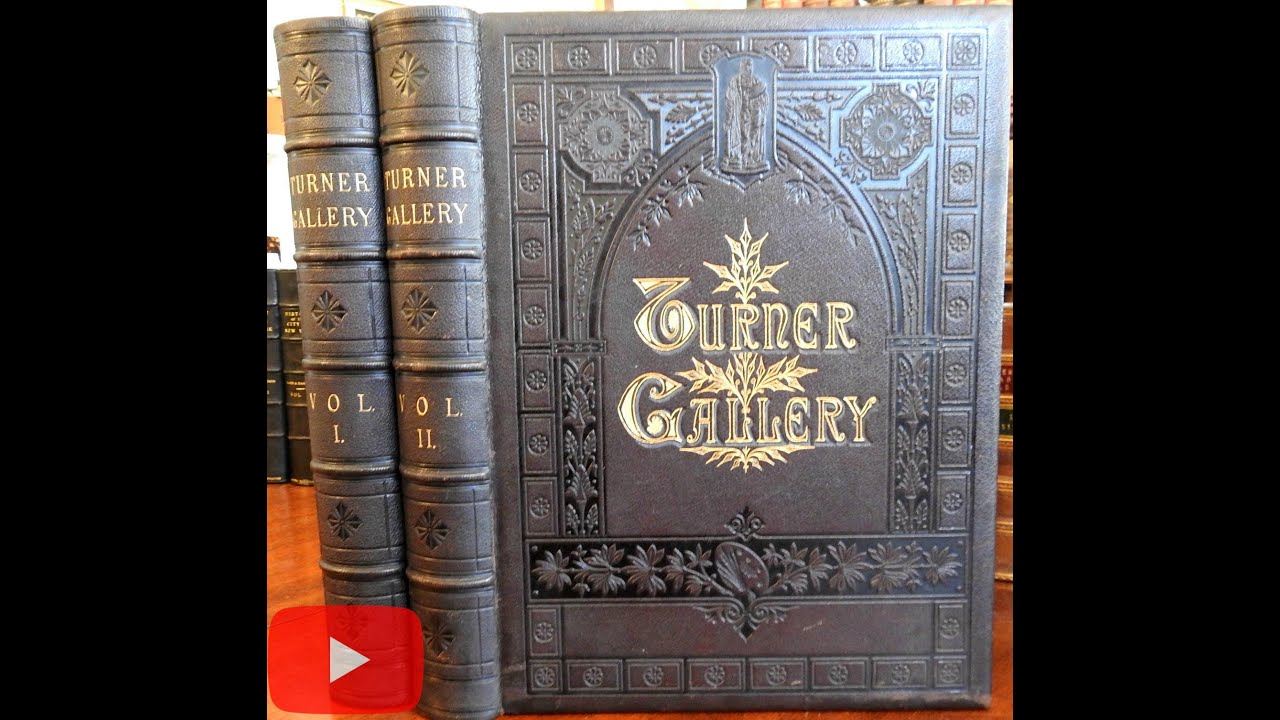 Turner Art Gallery 120 Engravings Monumental c.1880's leather set ...
