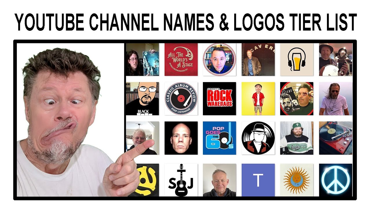YOUTUBE CHANNEL NAMES & LOGOS TIER LIST - YouTube