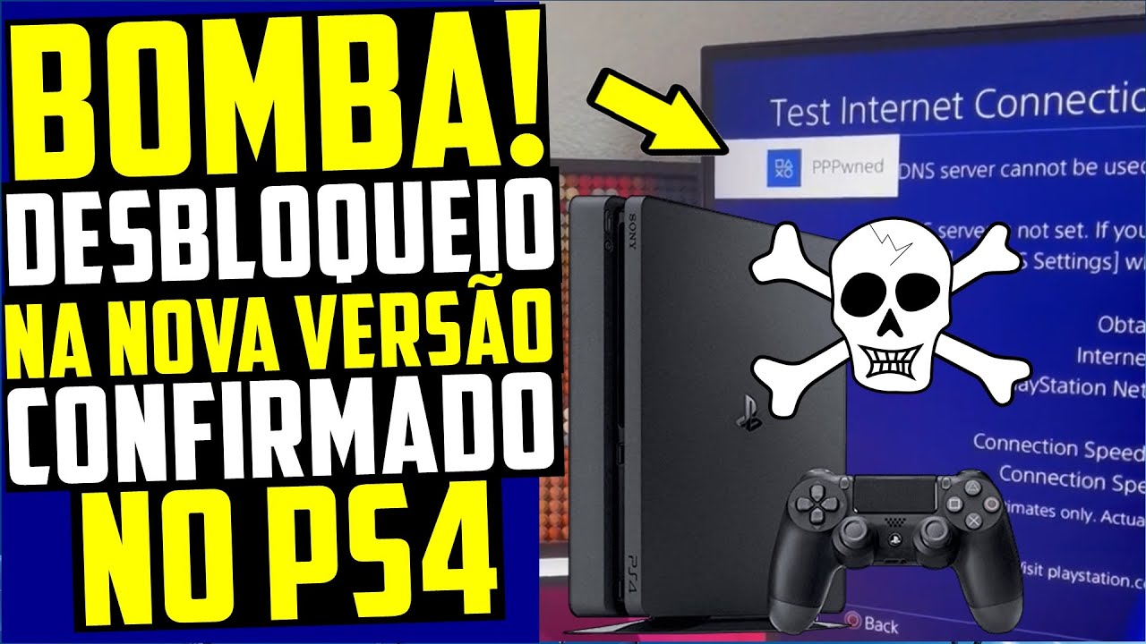 B0MBA! NOVO DESBLOQUEIO do PS4 E CONFIRMADO! - YouTube