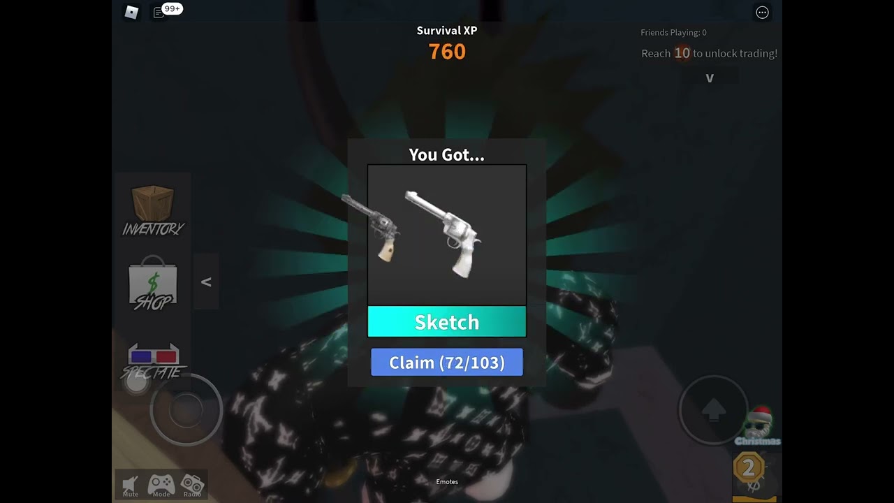 Unboxing shark in the mm2 testing server.. - YouTube