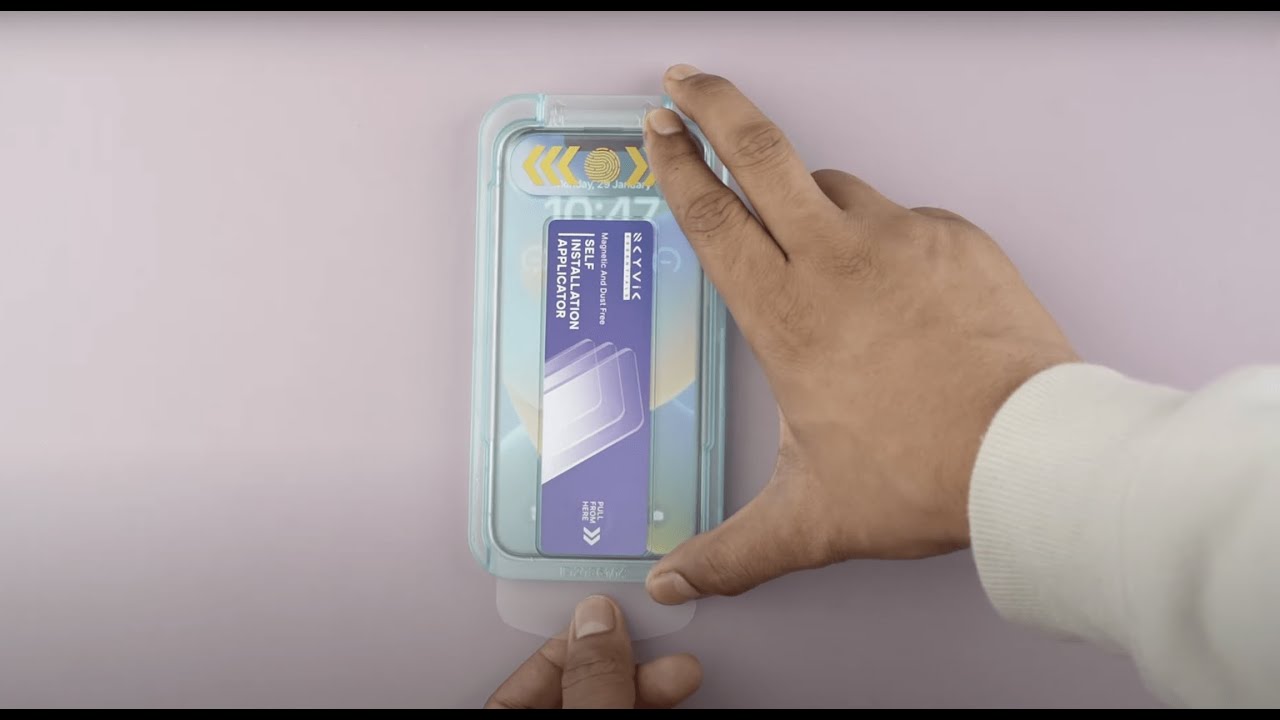 How to Apply SKYVIK Mobile Screen Protectors with Easy Applicator | Set ...