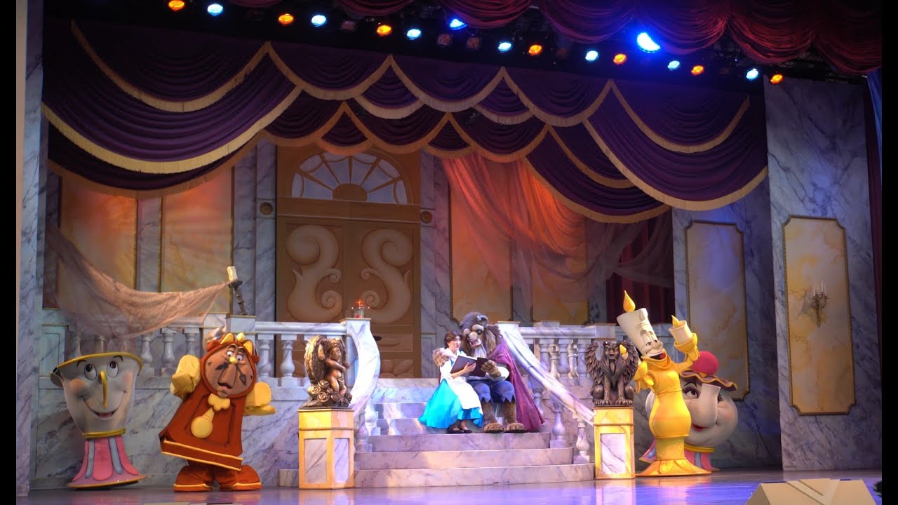 [4K] Beauty & The Beast Live on Stage at Disney's Hollywood Studios in ...