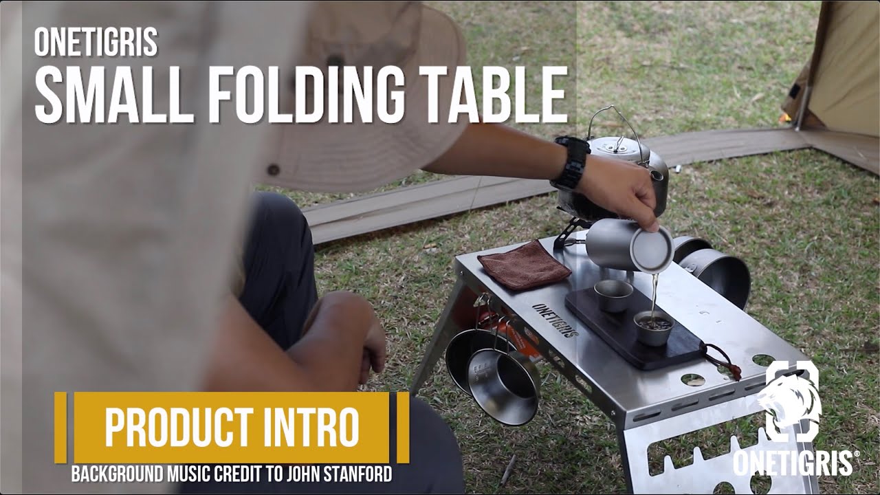 OneTigris Portable Camping Table | Stainless Steel Outdoor Small ...