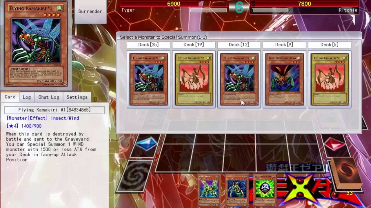 Yu Gi Oh! Character Deck Duels / EP 6 Rex Raptor vs Weevil Underwood ...