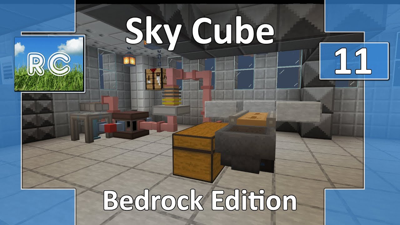 Minecraft Sky Cube Bedrock Edition Episode 11 - YouTube