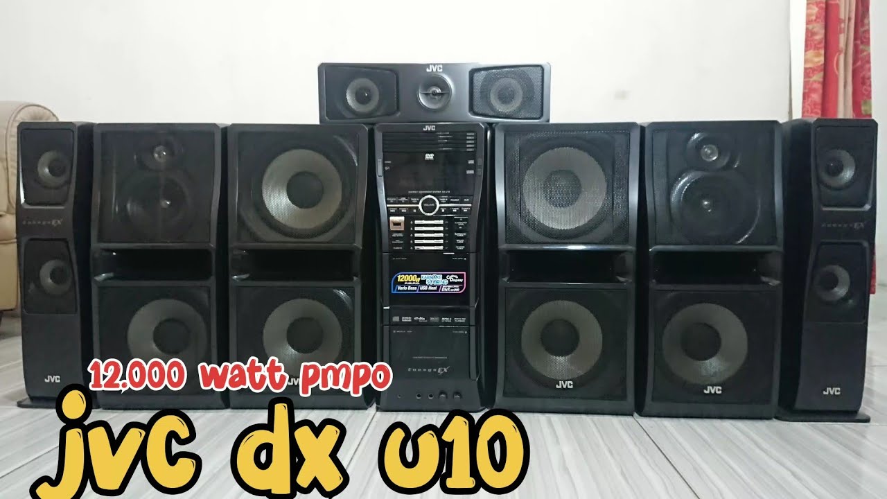 jvc dx u10 12.000 watt pmpo - YouTube